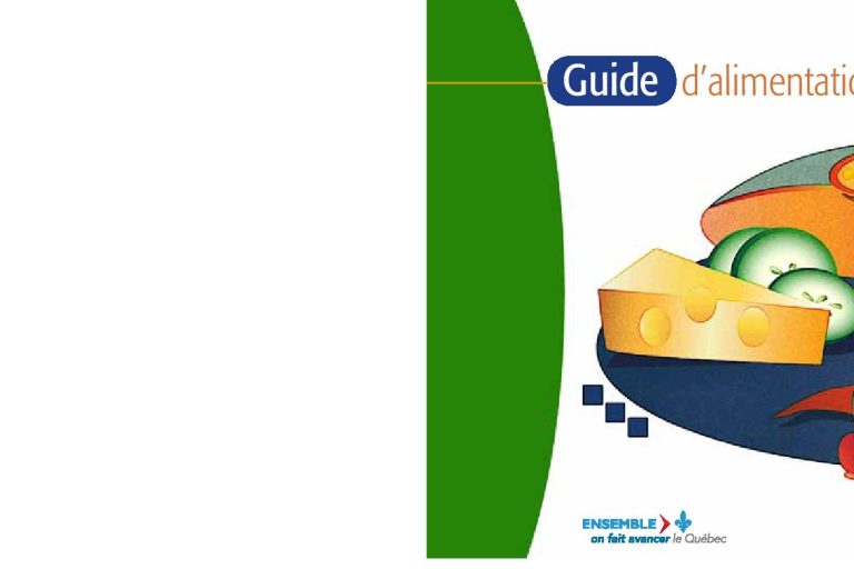 Guides alimentaires - Paroconseil